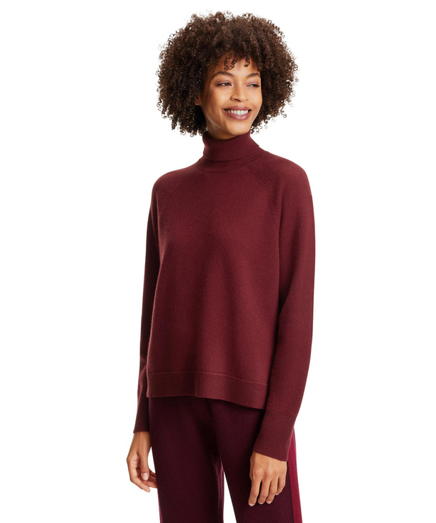 Damen Pullover Rollkragen (Rot) | FALKE