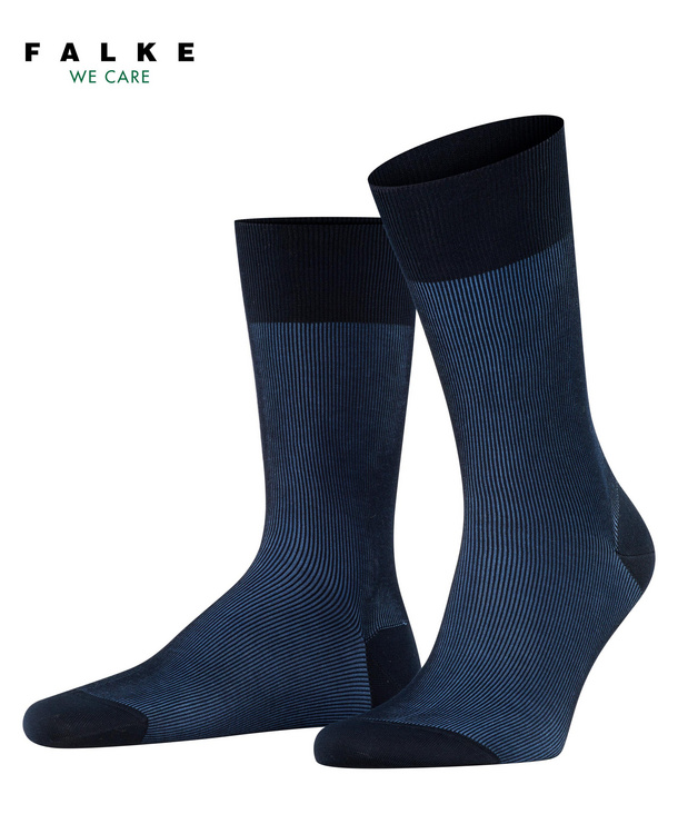 Short Socks Fine Shadow (Blue) | FALKE