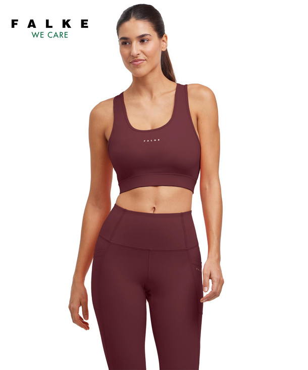Women Training Sports bra (Red) | FALKE