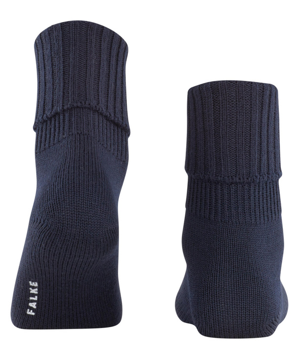 Damen-Socken mit Umschlag & Rippenstruktur (Blau) | FALKE