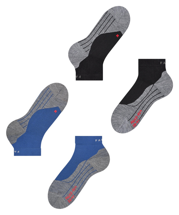 RU4 Endurance Short 2-Pack Herren Kurzsocken (Mehrfarbig) | FALKE