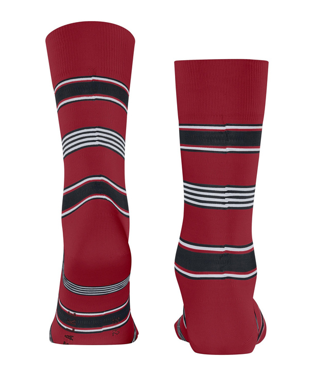 Marina Stripe Men Socks (Red)