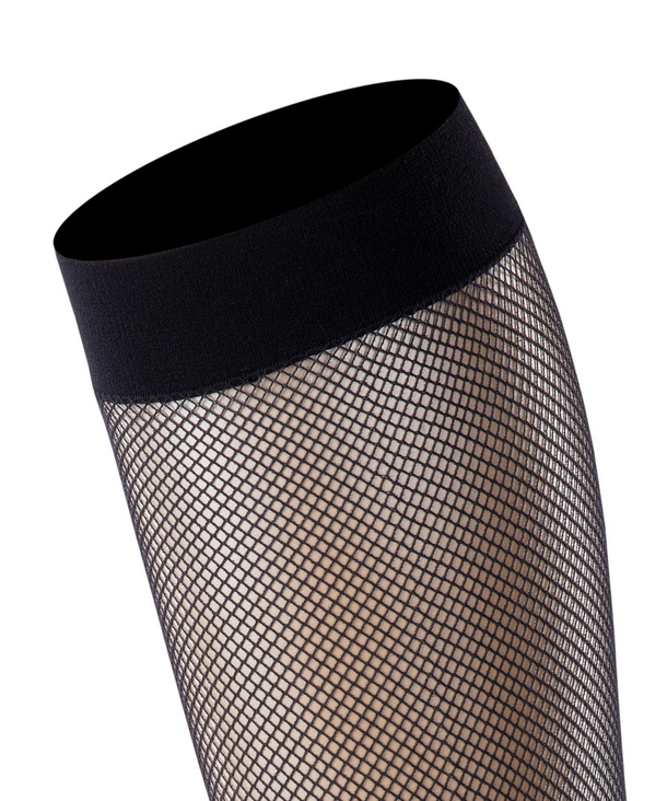 Net Damen Kniestrümpfe (Schwarz) | FALKE