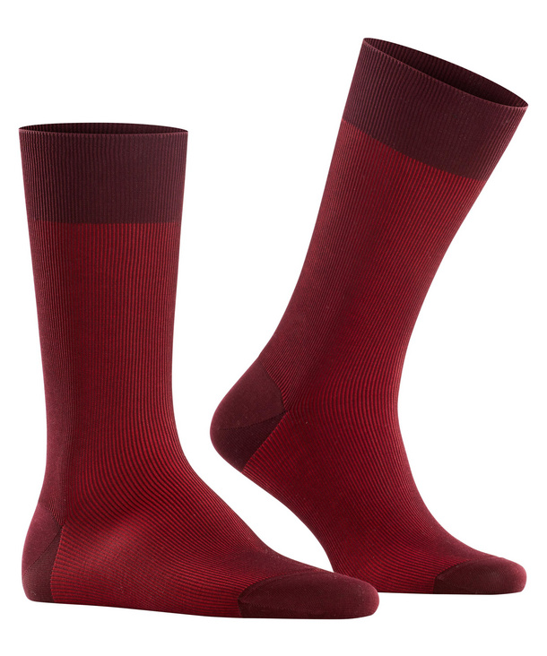 Herensokken Fine Shadow (Rood) | FALKE