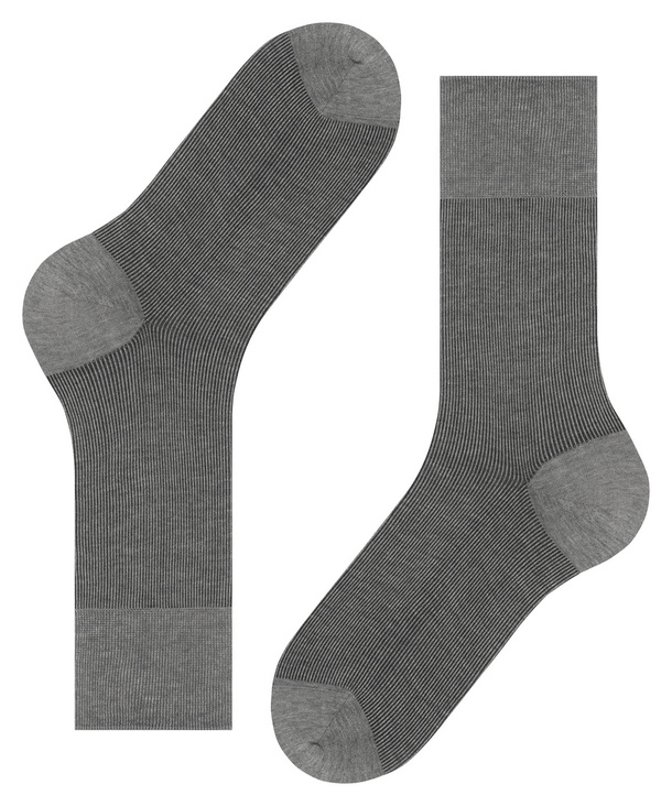 Short Socks Fine Shadow (Grey) | FALKE