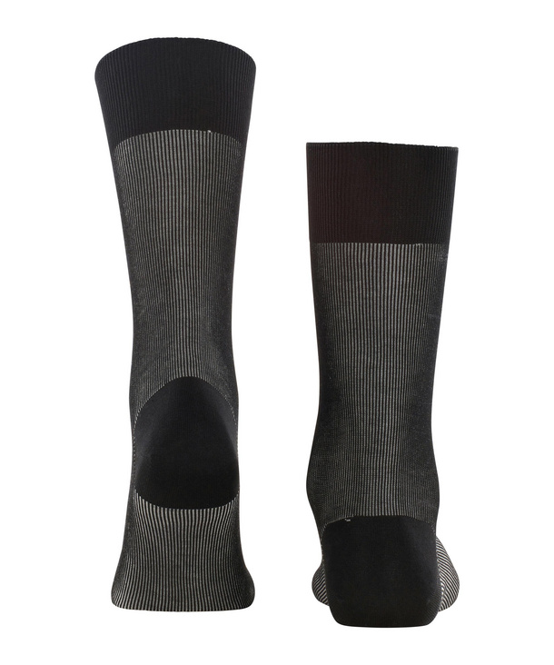 Short Socks Fine Shadow (Black) | FALKE