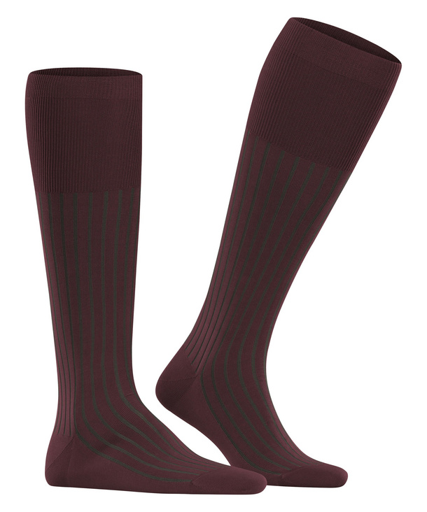 Herren-Kniestrümpfe Shadow (Rot) | FALKE