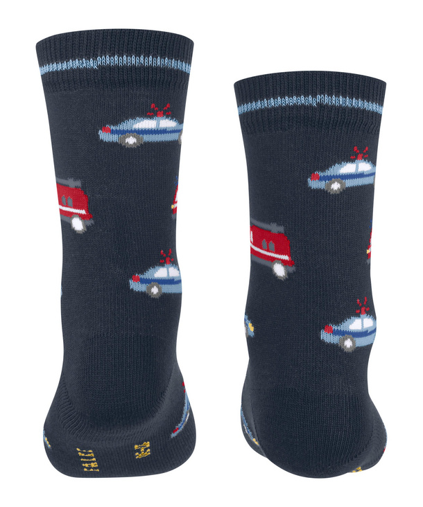 Police and Fire Cars Kinder Socken (Blau) | FALKE