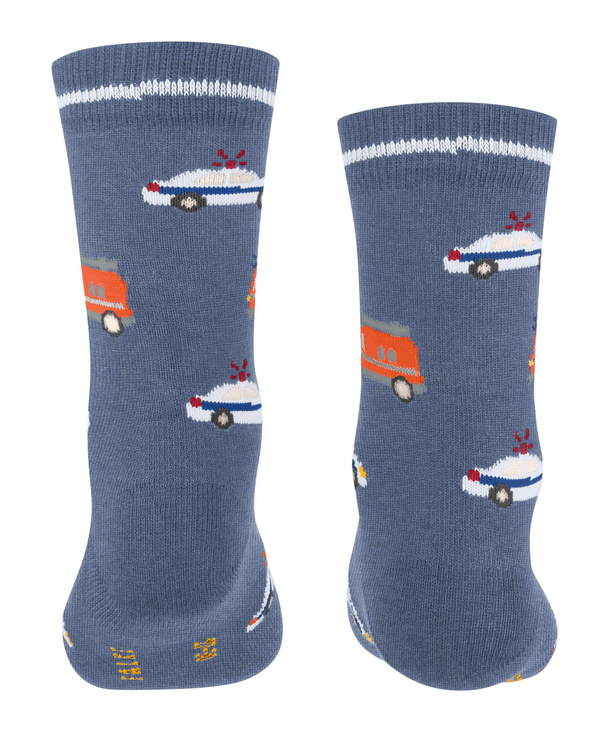 Police and Fire Cars Kinder Socken (Blau) | FALKE