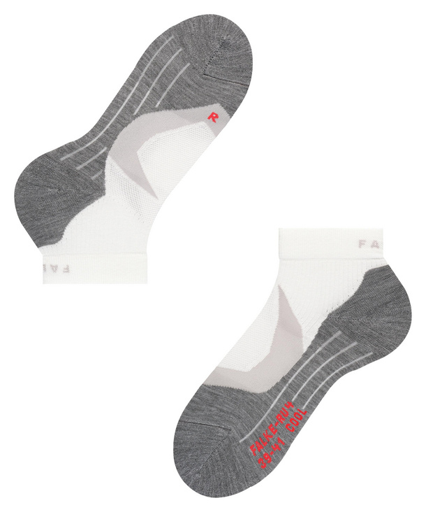 RU4 Endurance Cool Short Men Running Short socks (White)