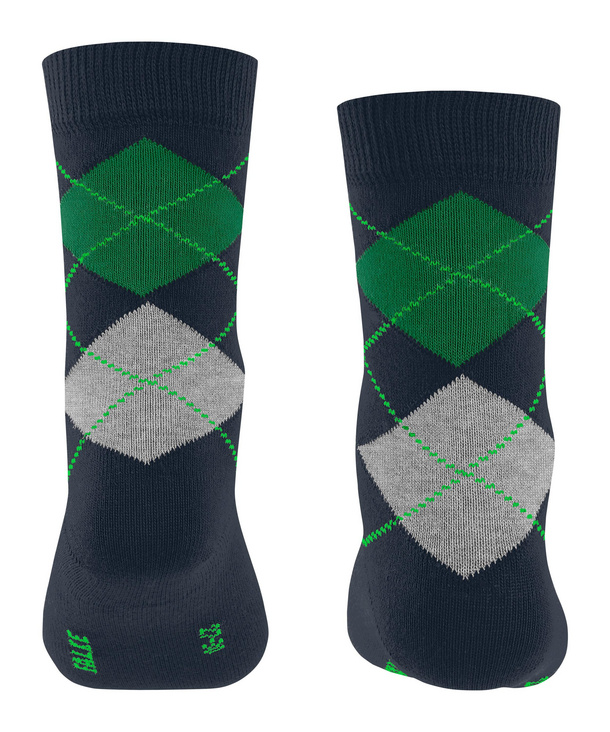 Classic Argyle Kids Socks (Blue)