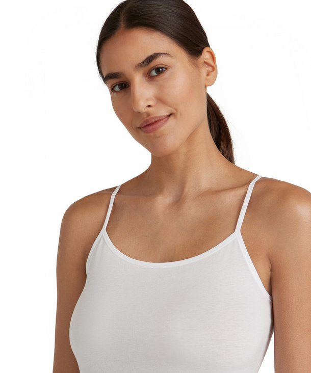 Women Top Daily Natural (White) | FALKE