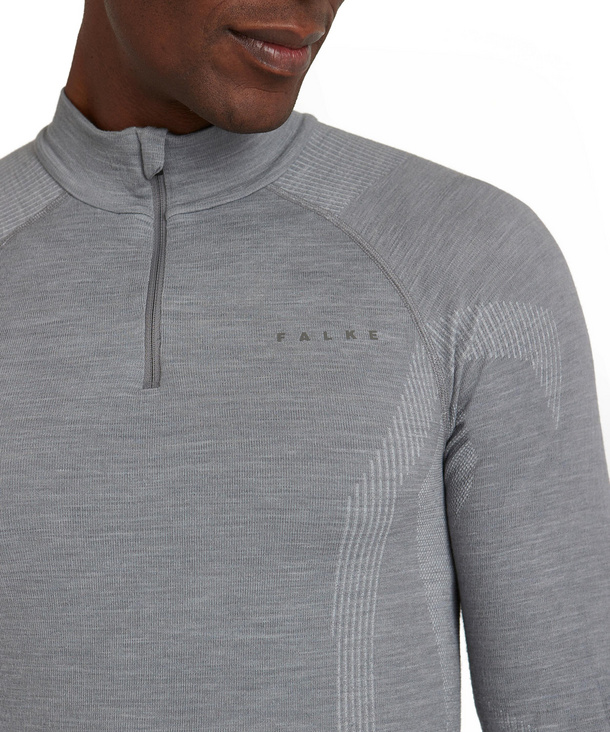 Men Long-Sleeve Shirt Wool-Tech (Grey)