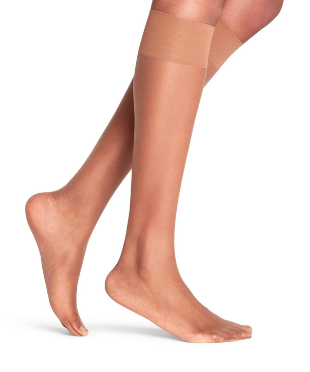 Damen-Feinkniestrümpfe Shelina 12 den (Braun) | FALKE