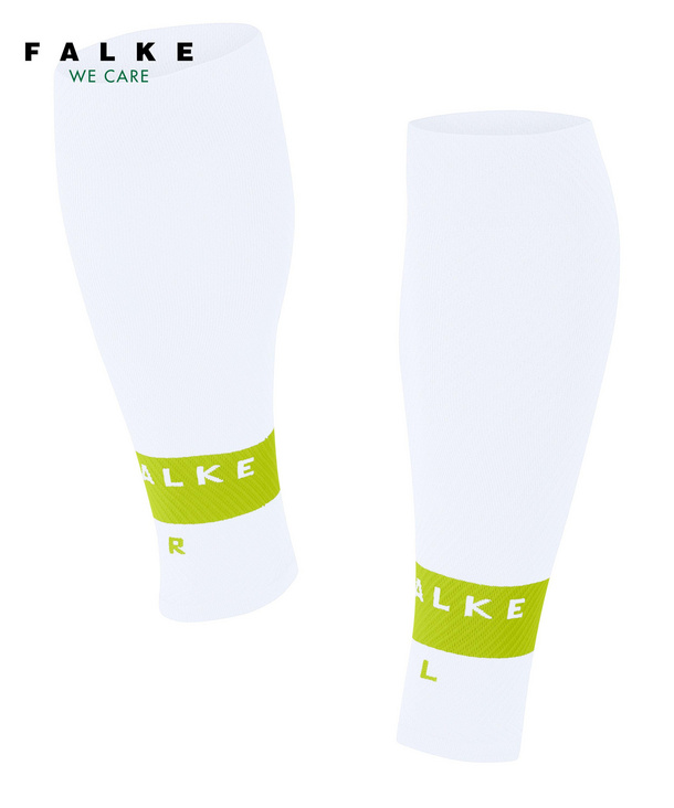 RU Compression Energy Men Running Sleeves (White) | FALKE