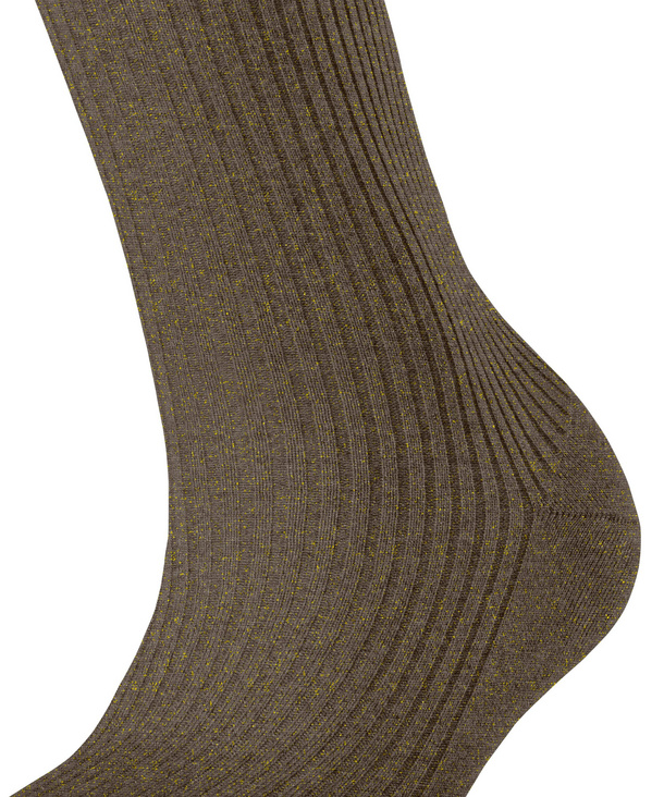 Shiny Rib Women Socks (Grey)