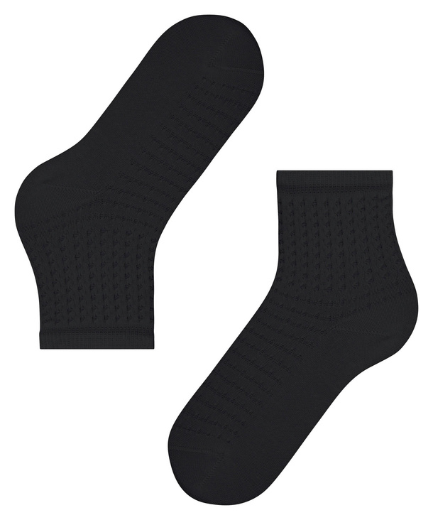 Beach Drop Women Short socks (Black)