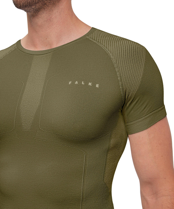 Men T-Shirt Warm (Green) | FALKE
