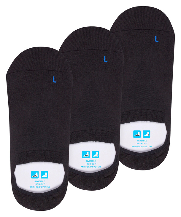 Cool Kick 3-Pack Unisex Füßlinge (Schwarz) | FALKE