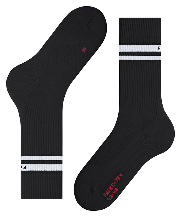 TE4 Classic Herren Tennis Socken (Schwarz) | FALKE