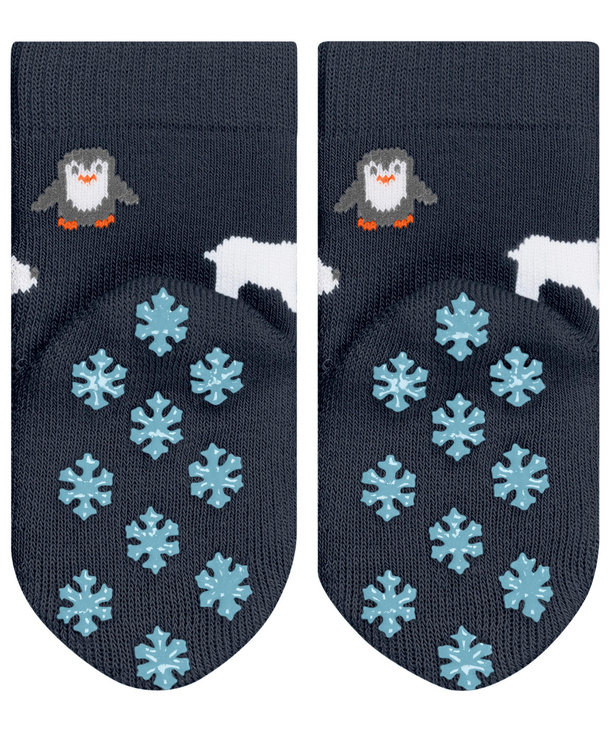 Winter Animals Babys Haussocken (Blau)