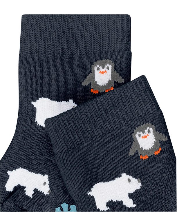 Winter Animals Babys Haussocken (Blau)