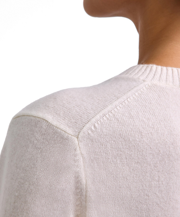 Pure Cashmere Damen Pullover (Weiß)